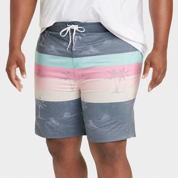Goodellaw & Co | Swim | Mens Big Tall Overlay Island Swim Shorts ...